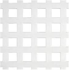 White Square Privacy 4x8 Poly Lattice - Xpanse at Arnold Lumber | Lattice