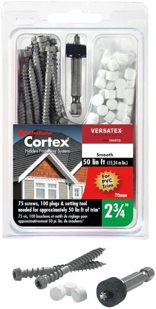 OMG FMCTXT-VT50SM 2" Cortex Versatex Trim Board White Smooth 50LF (Non ...