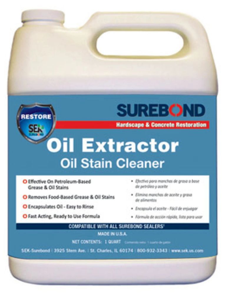 SEK Oil Extractor Stain Cleaner - 1 Quart at Arnold Lumber | Liquid ...