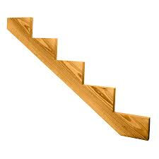 5-Step Pressure Treated Stair Stringer at Arnold Lumber | PT Accessories