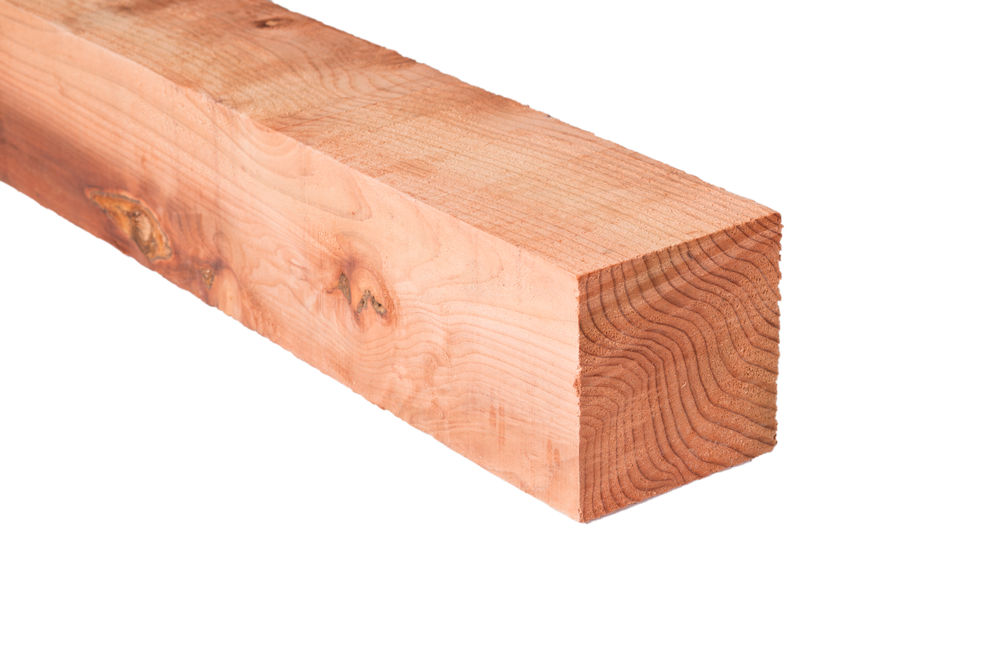 6" x 6" - 8' Con-Heart Redwood Rough at Ashby Lumber | 6" x 6" Con ...