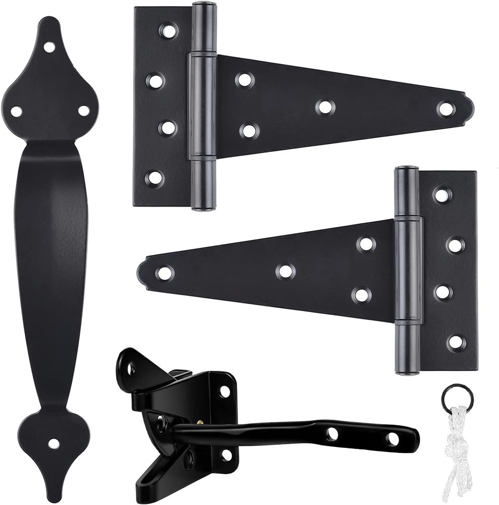 Black Arch Gate Latch/ Hinge Kit at Ashby Lumber | Gate Latches