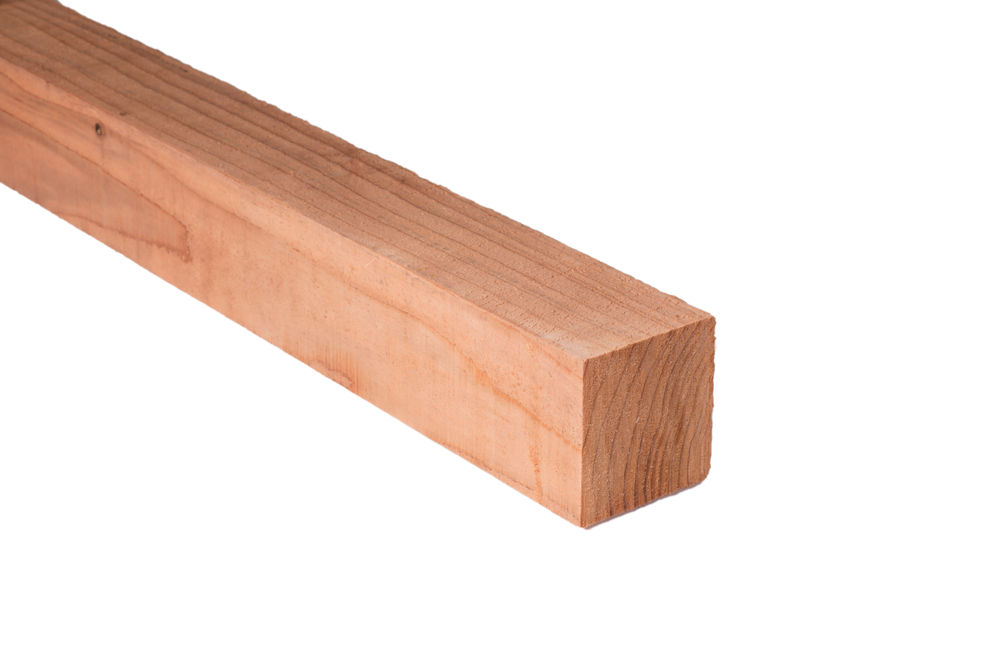 4" x 4" - 10' Con-Heart Redwood S4S at Ashby Lumber