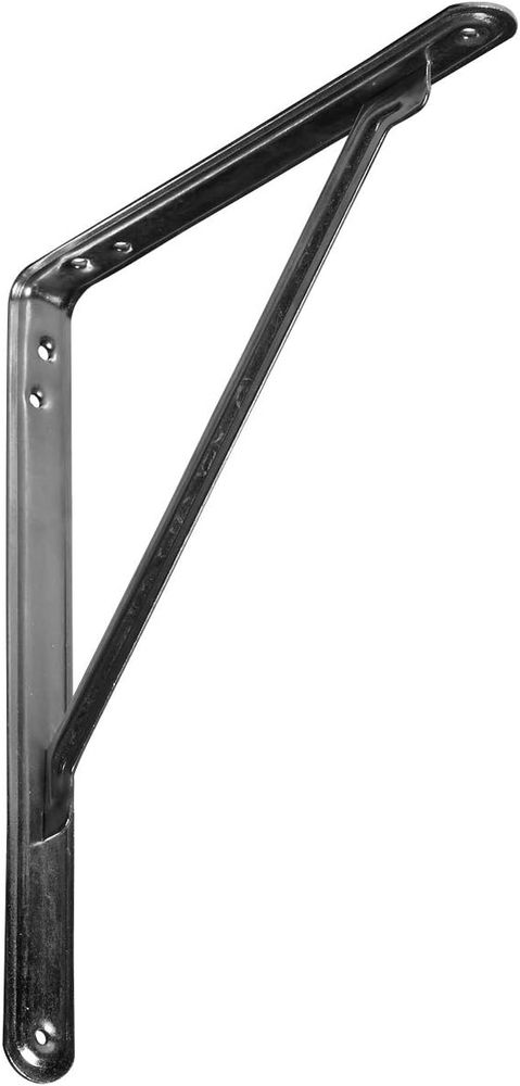 10x12" H/D Shelf Bracket Zinc at Ashby Lumber | Heavy Duty Shelf Brackets