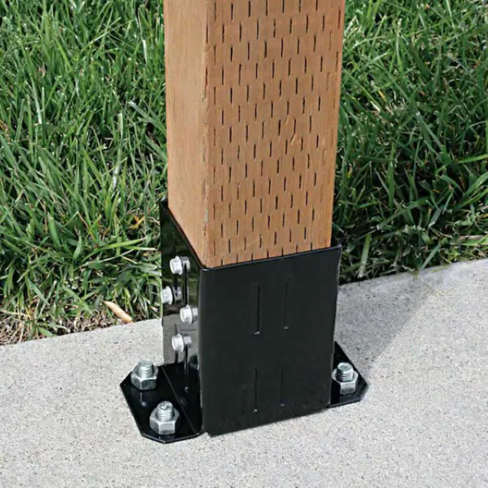 Simpson 4x4 Cedar Post Base at Lengefeld Lumber Company | Simpson ...