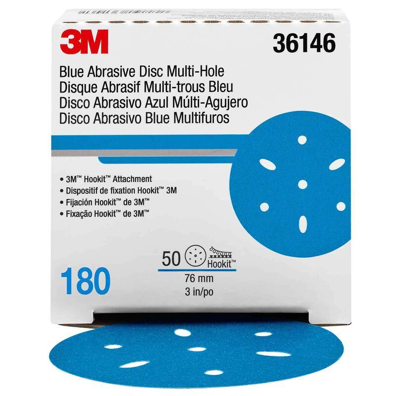 3M Power Sander 5 in. Sandpaper Sheet 180 Grit (5 pk.) at Moscow ...