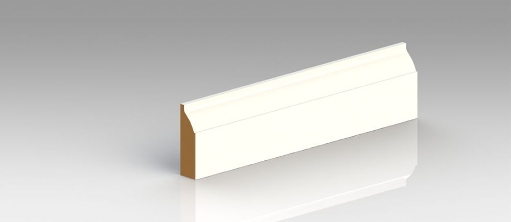 1 1/4" Col. MDF Primed Stop 14' Pieces at Trail Building Supplies | MDF ...