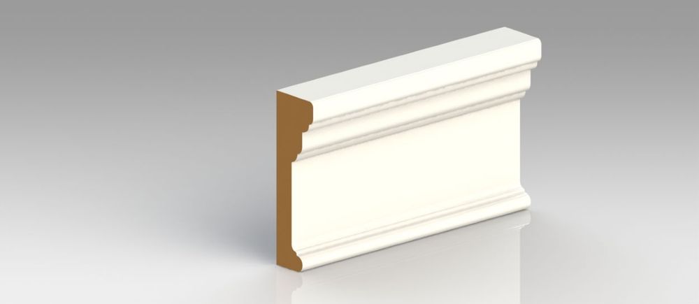 C390-4 3/16" MDF Primed Door Cap at Trail Building Supplies | MDF Mouldings