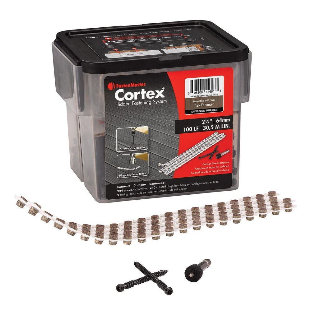 2-1/2" FastenMaster Cortex Collated Fastening System for Trex Beach ...