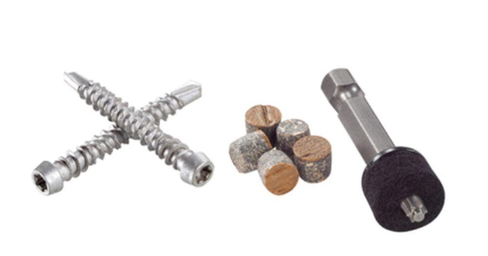 FastenMaster Cortex Stainless Steel Screws & Plugs for Wolf Driftwood ...