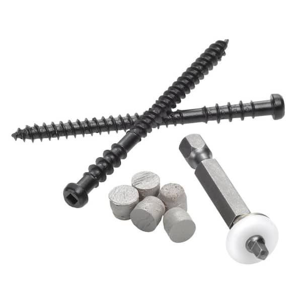 FastenMaster Cortex Stainless Steel Screws & Plugs for Wolf Silver Teak ...