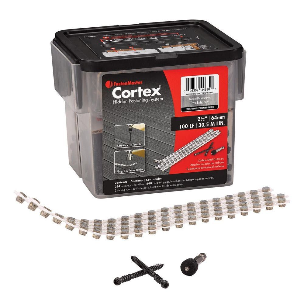 FastenMaster Cortex Stainless Steel Screws & Plugs for Wolf Teakwood ...