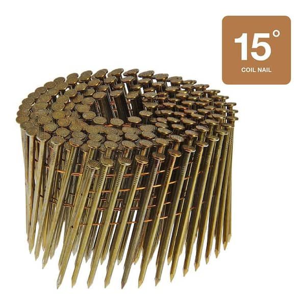 2-3/8" x 0.120" (8D) Grip-Rite 15Deg Galvanized Smooth Shank Wire ...