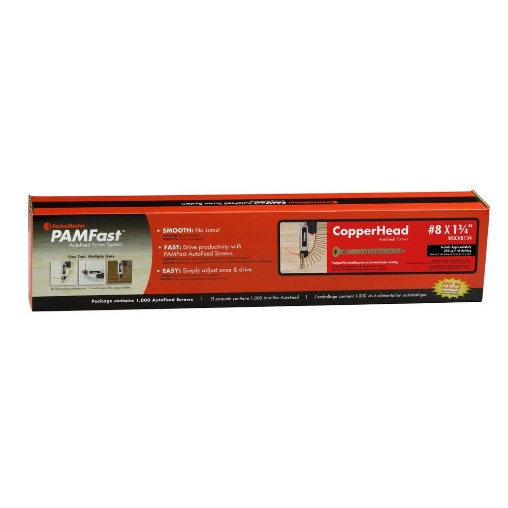Box #8 x 1-3/4" PAM Copperhead ACQ Deck Screws WDCH8134 at Trail ...