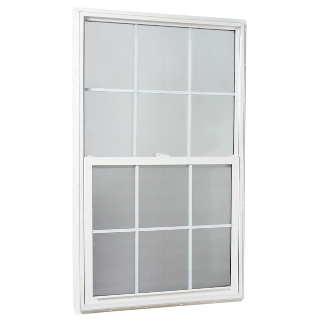 Window 3050 White Vinyl Low-E 6/6 Elevate Series Inspire w/Half Screen ...