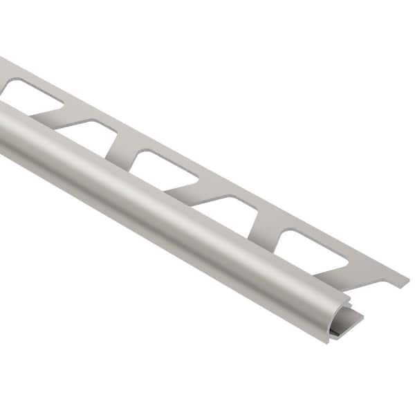 Schluter Rondec 3/8 in. x 8 ft. x 2-1/2 in. Edging Bullnose Anodized ...