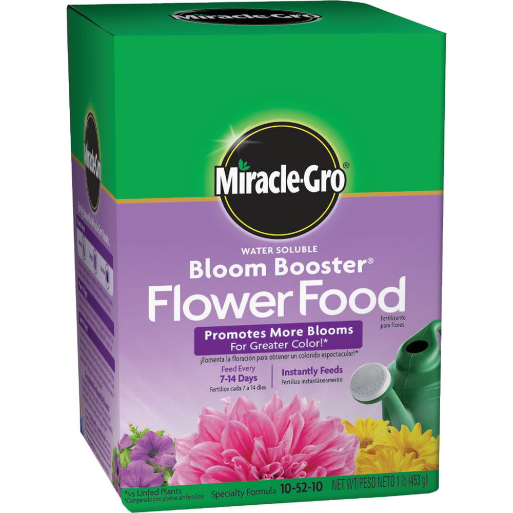 Miracle-Gro Water Soluble Bloom Booster Flower Food 1 lb. at Moscow ...