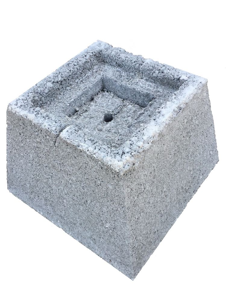DECK BLOCK SQUARE 4X4/6X6/2X at Hodgins Building Centre | Patio Stones ...