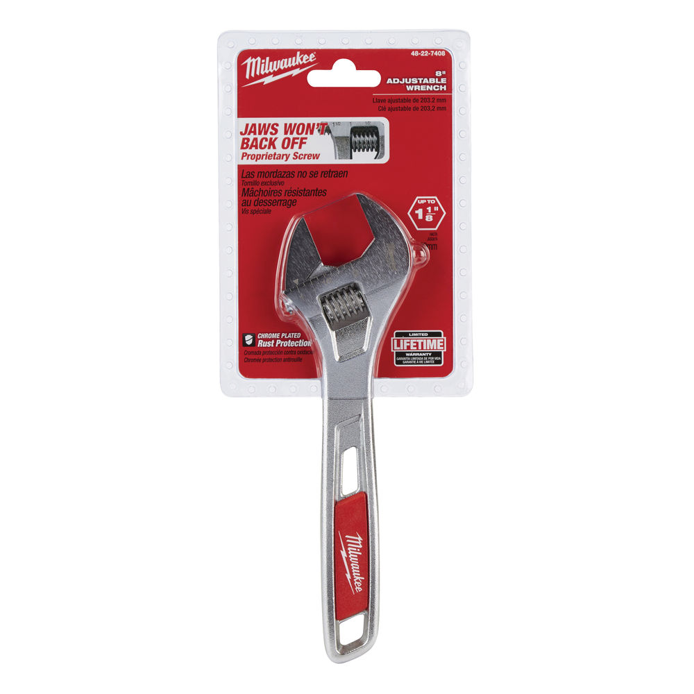 MILWAUKEE ADJUSTABLE WRENCH 8" at Hodgins Building Centre | Mechanic ...