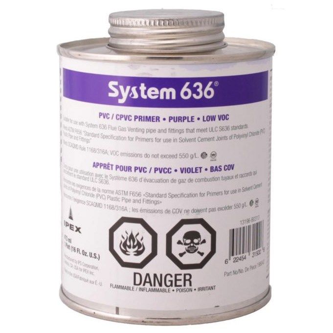 SYSTEM 636 PVC PRIMER 473ML at Hodgins Building Centre | PVC System 636 ...
