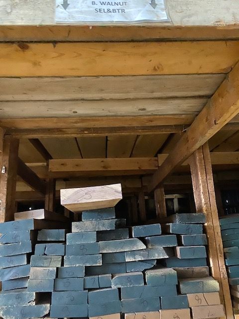 8/4" Black Walnut Select & Better at Peacock Lumber | Walnut