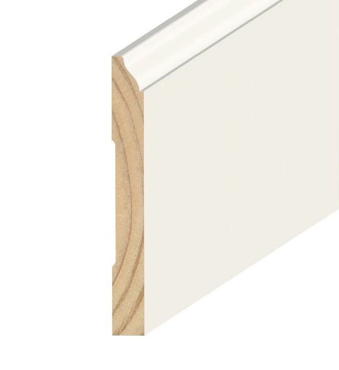 9/16" x 5-1/4" - 16' Primed Pine Coronado Base at Ashby Lumber | Primed ...