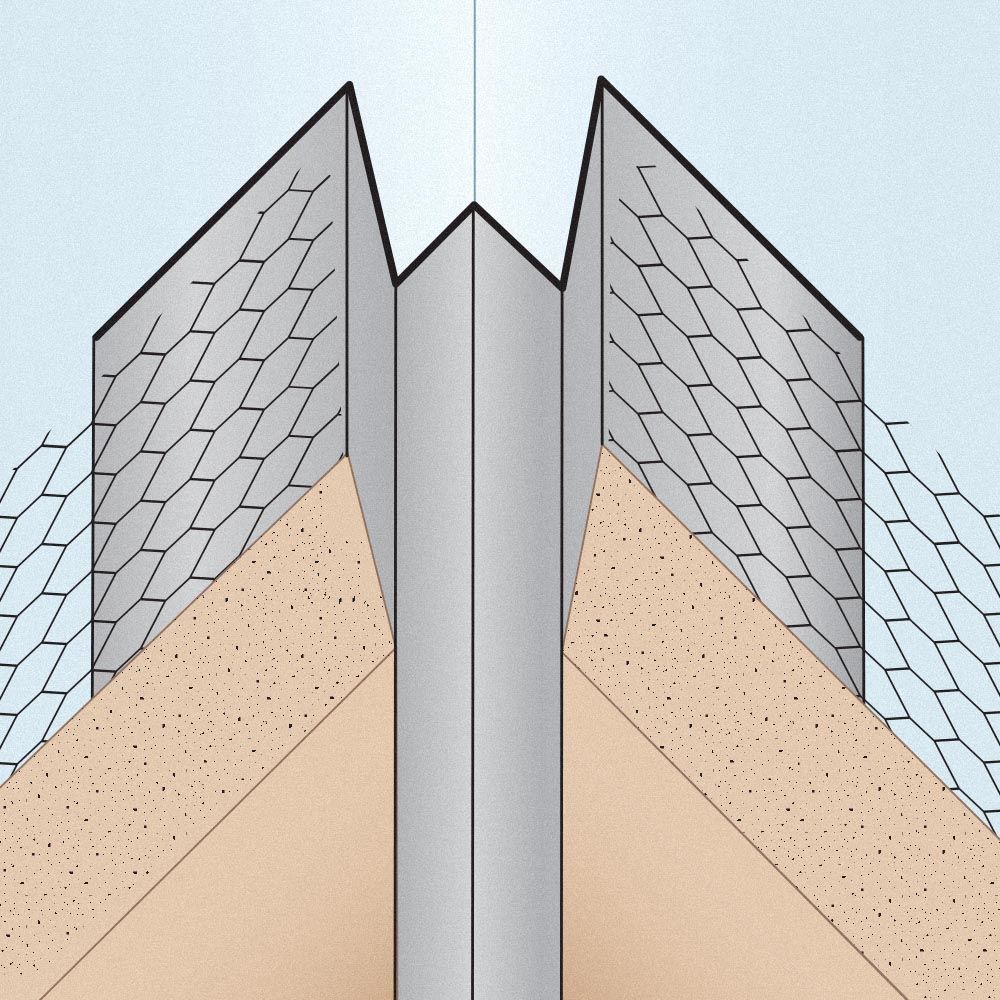 10' Expanded Stucco Corner Bead at Ashby Lumber | Stucco Finish Bead ...