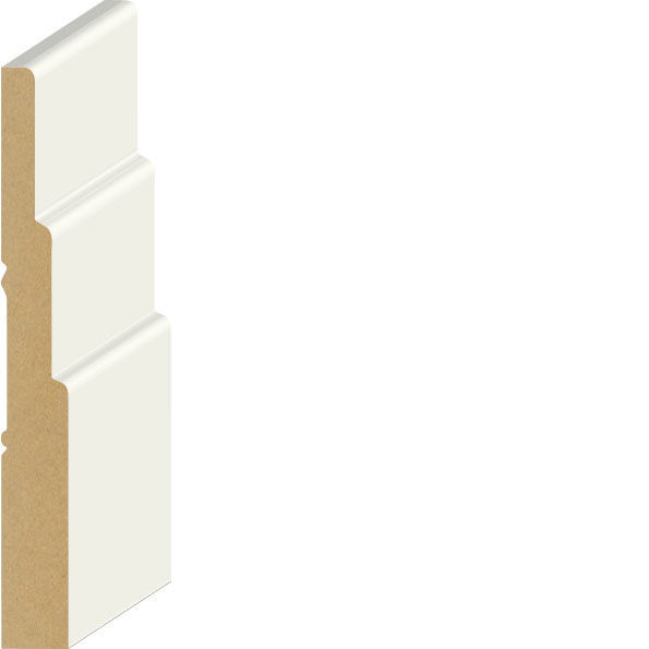 1/2" x 4-1/2" - 8' Primed MDF 3-Step Baseboard at Ashby Lumber | Primed ...