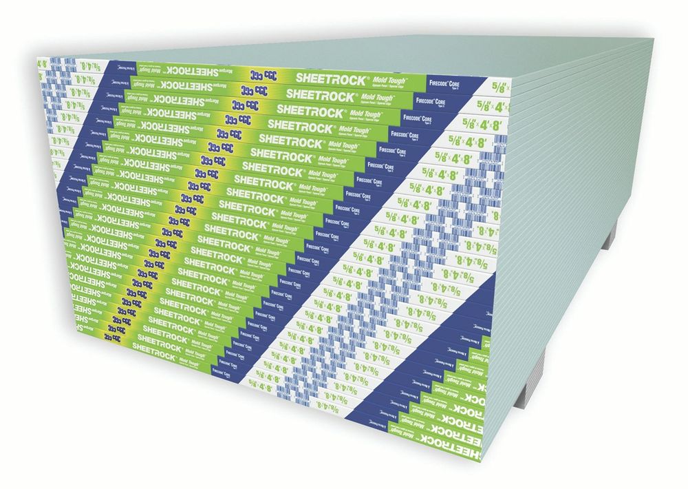 5/8" - 4' x 8' Mold & Moisture Resistant Sheetrock at Ashby Lumber | 5/ ...