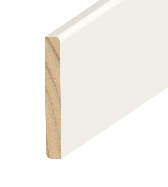 3/8" x 3-1/4" - 8' Primed Pine Reversible Baseboard at Ashby Lumber ...