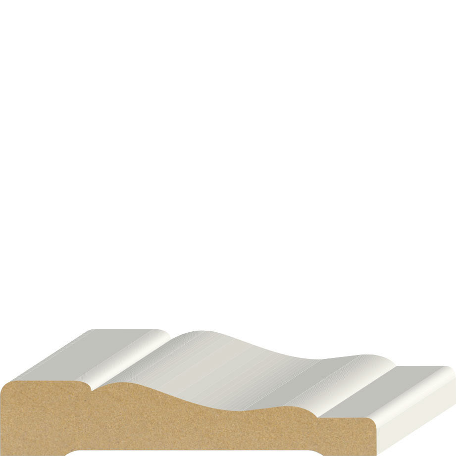 9/16" x 3-1/4" - 17' Primed MDF Colonial Casing at Ashby Lumber ...
