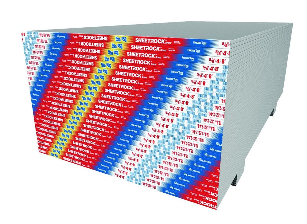Shop 5/8" 4' x 12' Type X Firecode Sheetrock at Ashby Lumber | 5/8 ...
