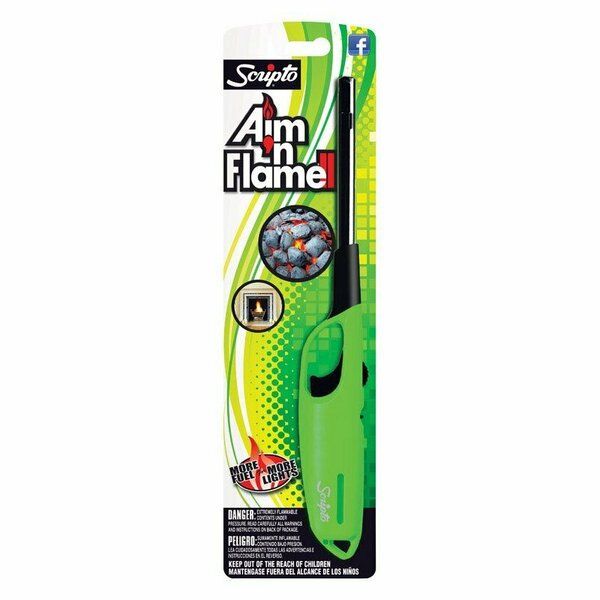 Scripto Aim N' Flame Nonrefillable Straight Stem Butane Lighter at ...