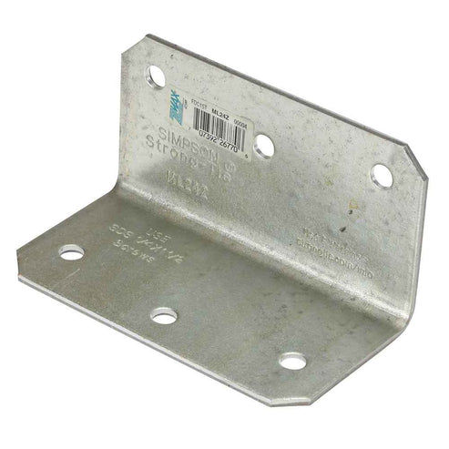 Simpson ML24Z 2x4 L-Angle Bracket – ZMAX at Dufrene Building Materials ...