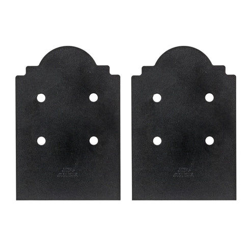 Decorative 8x Post Base Side Plates – 2-Pack at Dufrene Building ...