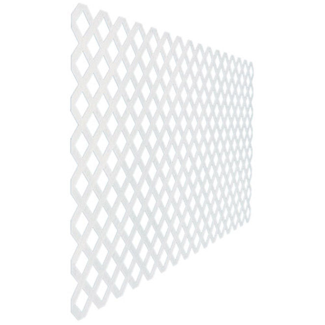4 ft. x 8 ft. White Classic Diamond Vinyl Lattice Panel at Dufrene ...