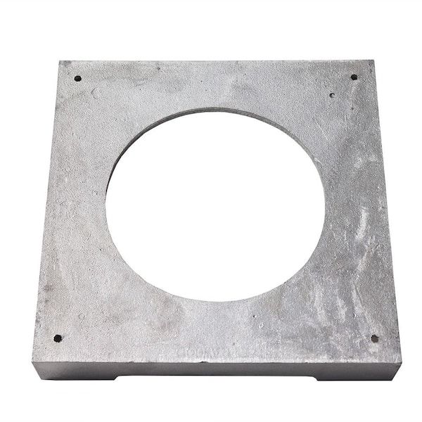 6x6 Colonial Plinth at Dufrene Building Materials | Plinth Blocks