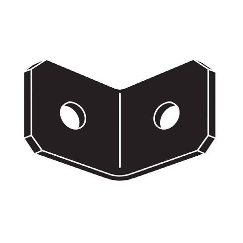 3x3 Heavy Duty Angle Bracket – Powder Coated Black at Dufrene Building ...