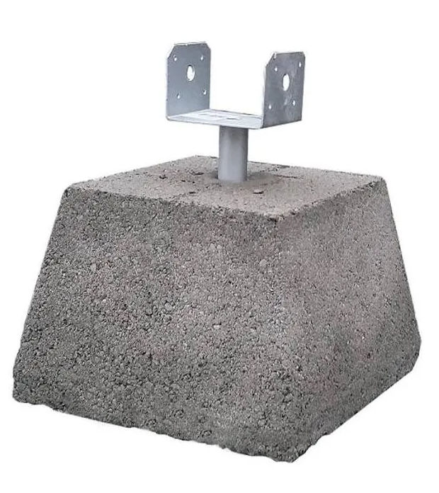 Oldcastle Pier Block with 4 in. Bracket 8 in. x 8 in. x 12 in. at ...