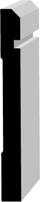 9/16" x 5-1/2" x 16' Beveled Base FJ Primed Pine at Hamilton Building ...