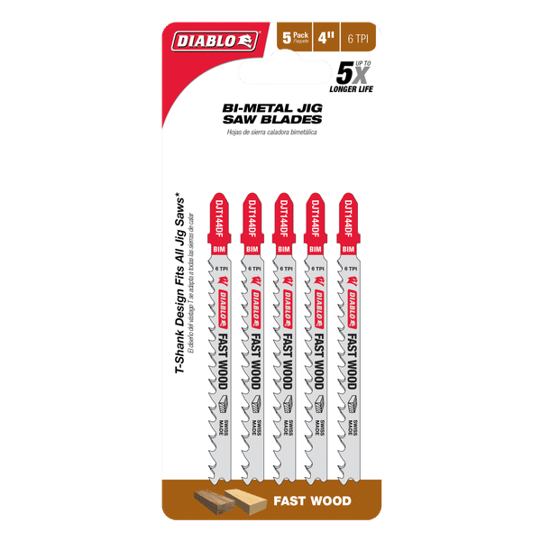 DB BiM Fast Cut Wood T JSB 5 Pack at Hamilton Building Supply | Diablo ...