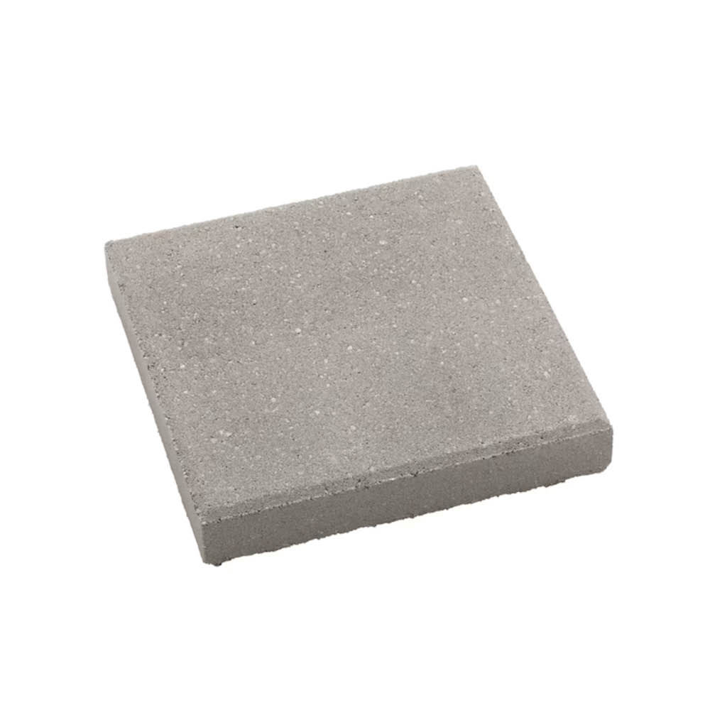 Oldcastle 16 in. Square Grey Brick Embossed Patio Step Block at Moscow ...