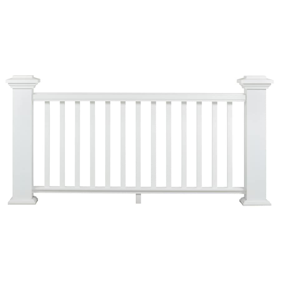 10' Rail Kit Traditional Square White Wolf Rail at Hamilton Building ...