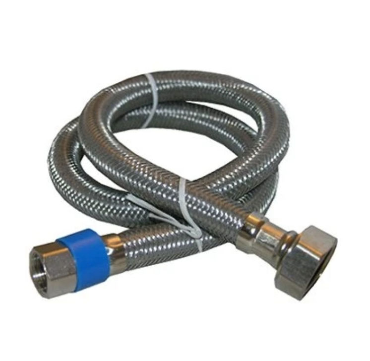 3/8 in. x 1/2 in. x 60 in. Stainless Steel Braided Flex (10-0161) at ...
