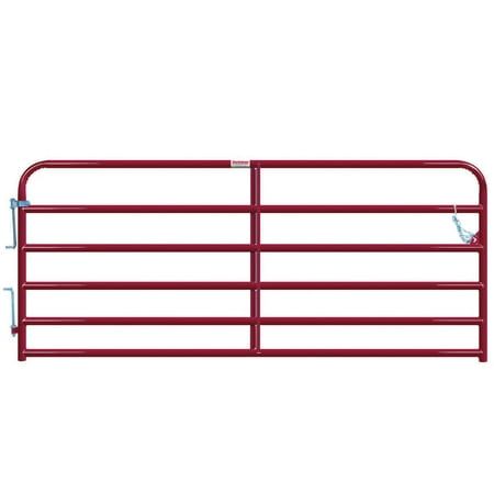 10'X2X50 Bull Gate Red at Dufrene Building Materials | Behlen Gates