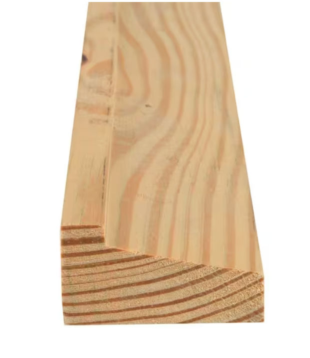 2 x 4 x 16' Treated Bottom Rail at Dufrene Building Materials | #2 ...