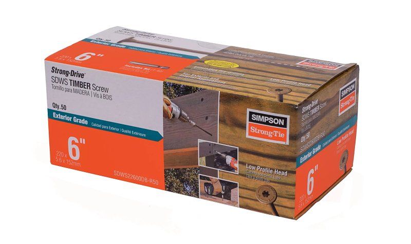 Simpson Strong-Tie Strong-Drive® SDWS™ TIMBER Screw (Exterior Grade ...
