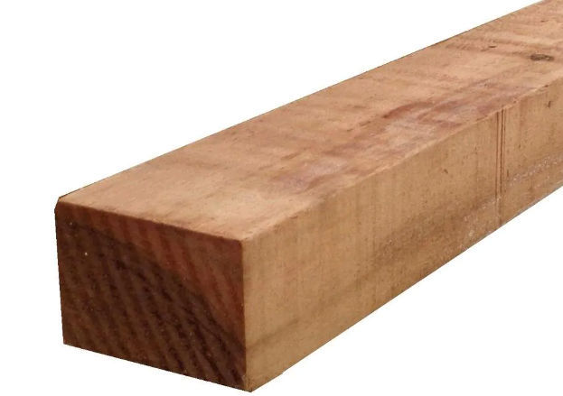 4x8 12' Western Red Rough Cedar Appearance at Requarth Co | Cedar Timbers