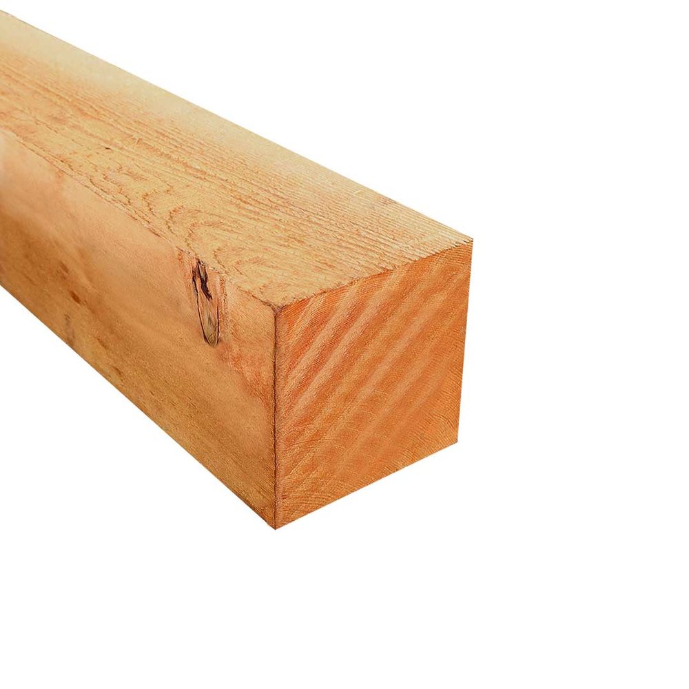 6x6 10' Western Red Rough Cedar Appearance at Requarth Co | Cedar Timbers