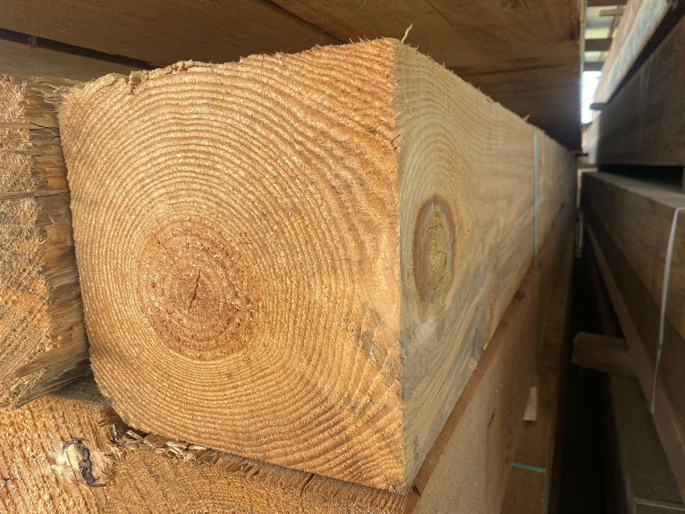 12" x 12" x 24' Rough Pine at Triple Son Wholesale Timbers Inc | Rough ...